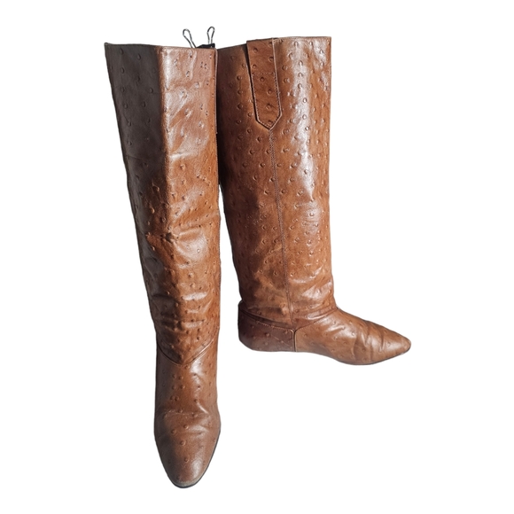 Joyce Of California | Shoes | Rare Vintage Joyce California Ostrich ...